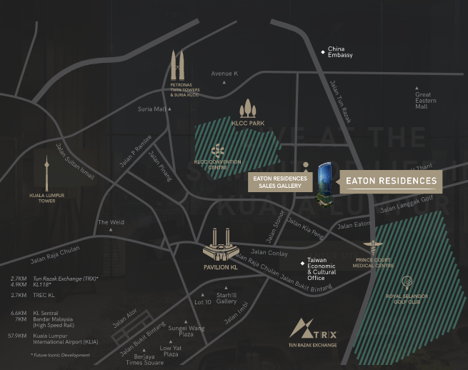 Eaton-Residences-Location-Map | KLCC Condominium