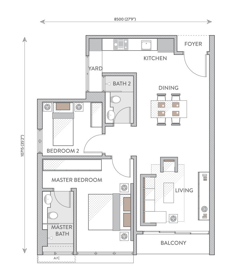 Senada-Residence-Floor-Plan-Type-E | KLCC Condominium