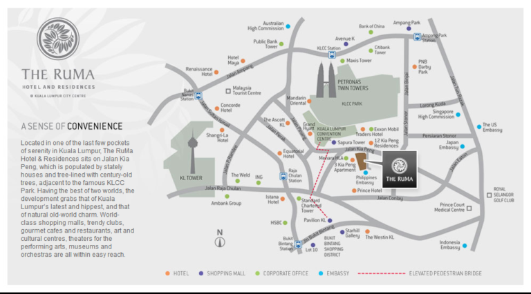 The-Ruma-Hotel-and-Residences-Location-Map | KLCC Condominium
