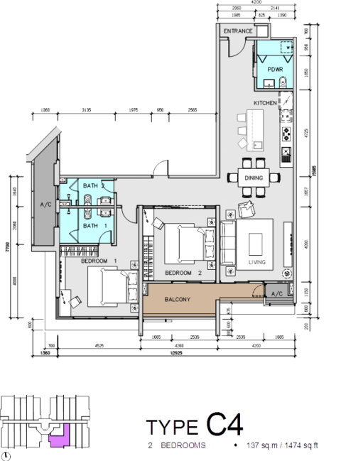 Quill-Residences-Floor-Plan-Type-C4 | Kuala Lumpur (KLCC) LUXURY ...