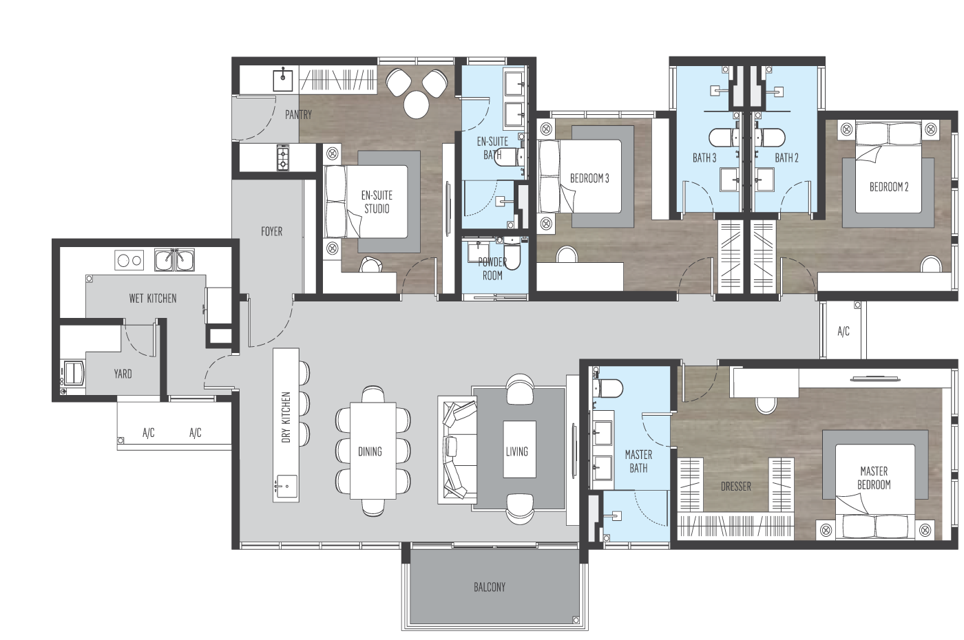 Alix-Residences-Floor-Plan-Type-A2 | Kuala Lumpur (KLCC) LUXURY ...