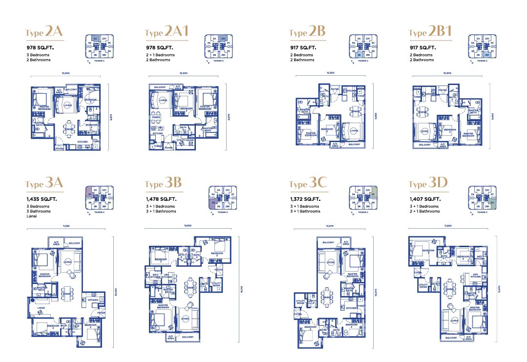 Bangsar-Hill-Park-Talisa-Floor-Plans | KLCC Condominium