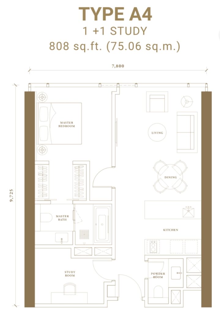 Pavilion-Damansara-Heights-Floor-Plan-Type-A4 | KLCC Condominium