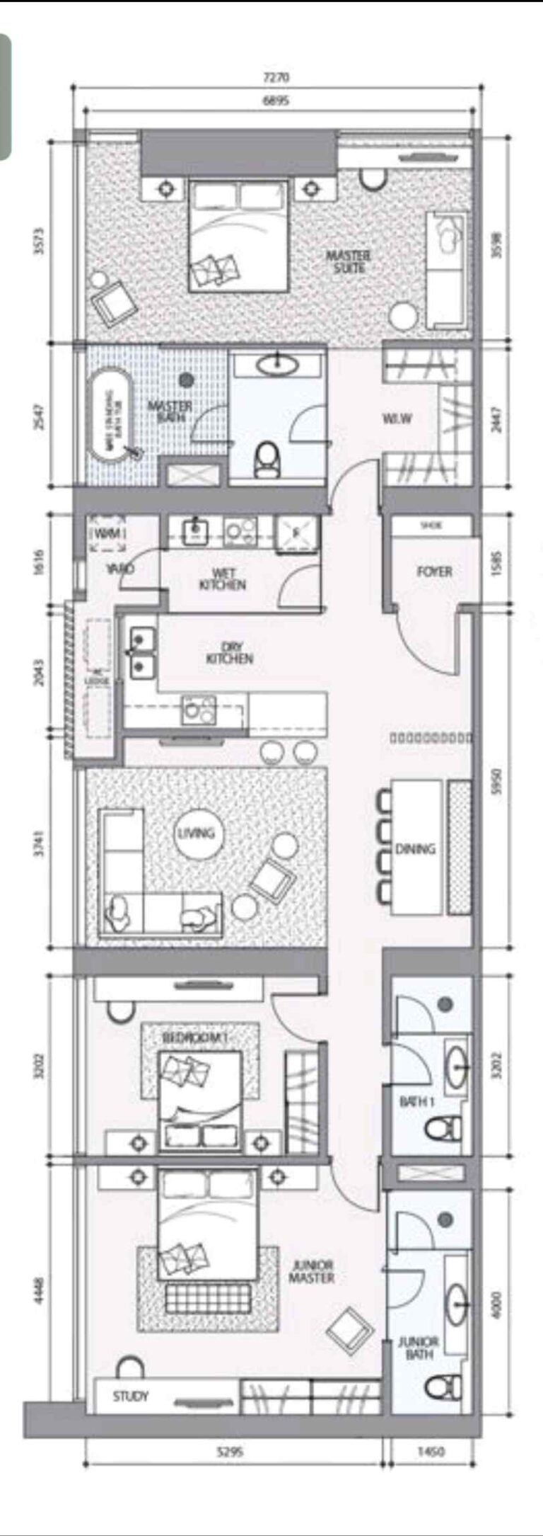Star-Residences-Floor-Plan-1765-sq-ft | Kuala Lumpur (KLCC) LUXURY ...
