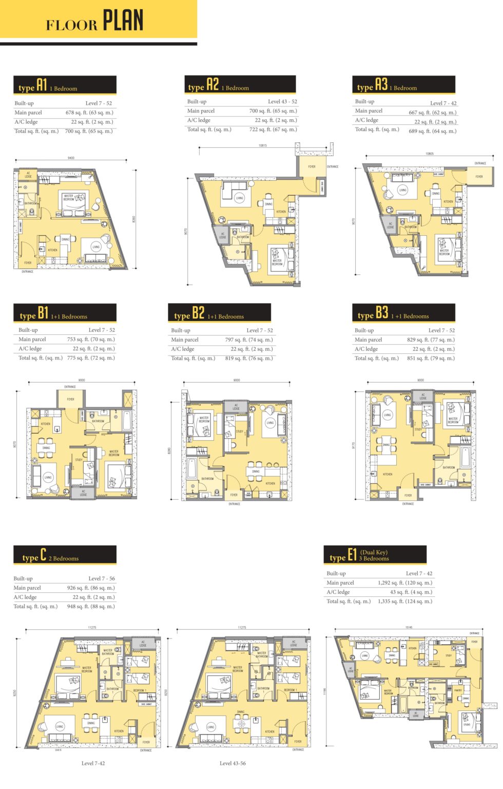 Star-Residences-Tower-3-Floor-Plans | KLCC Condominium